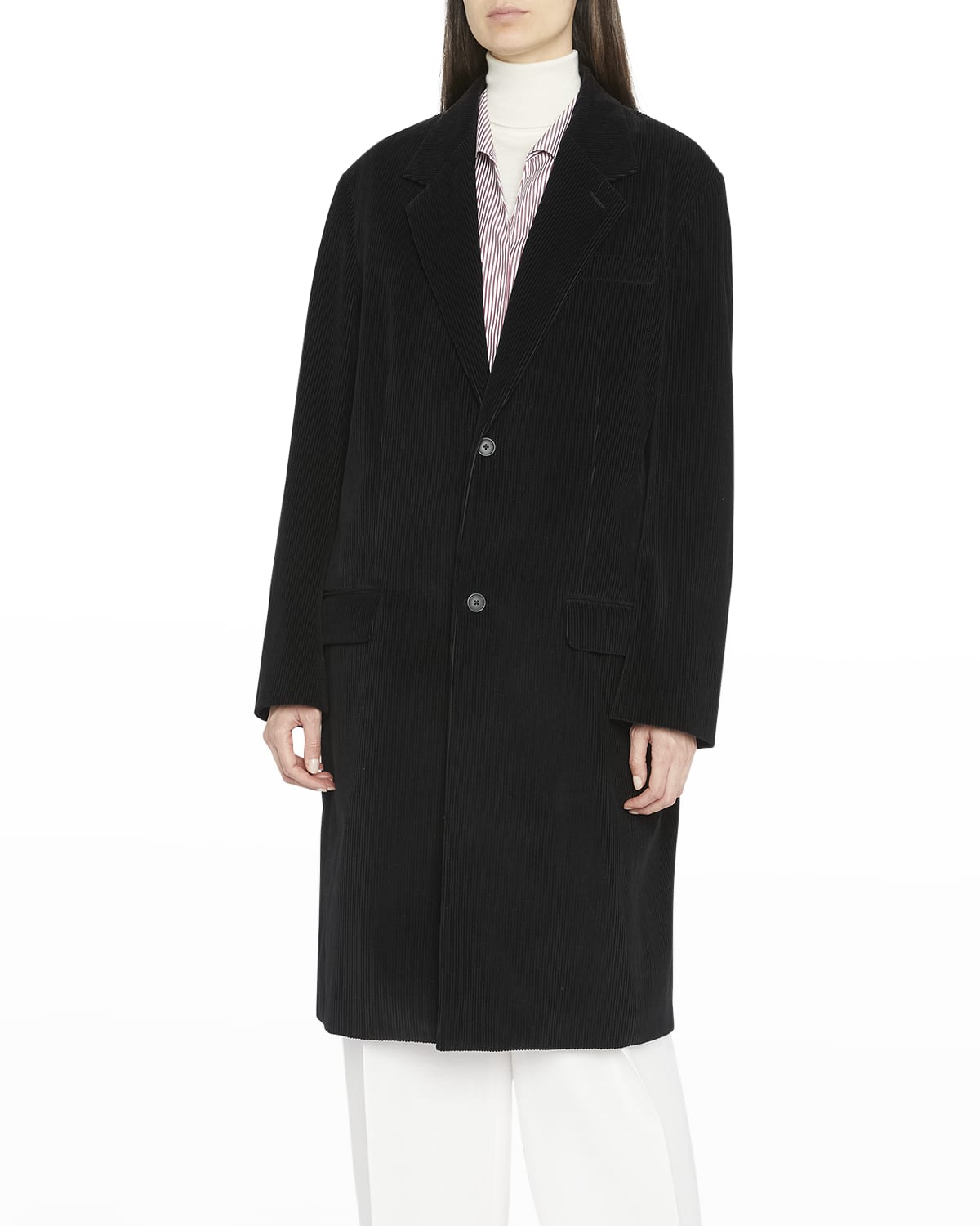 Isabel Marant Efegozi Double-Breasted Wool Peacoat | Neiman Marcus