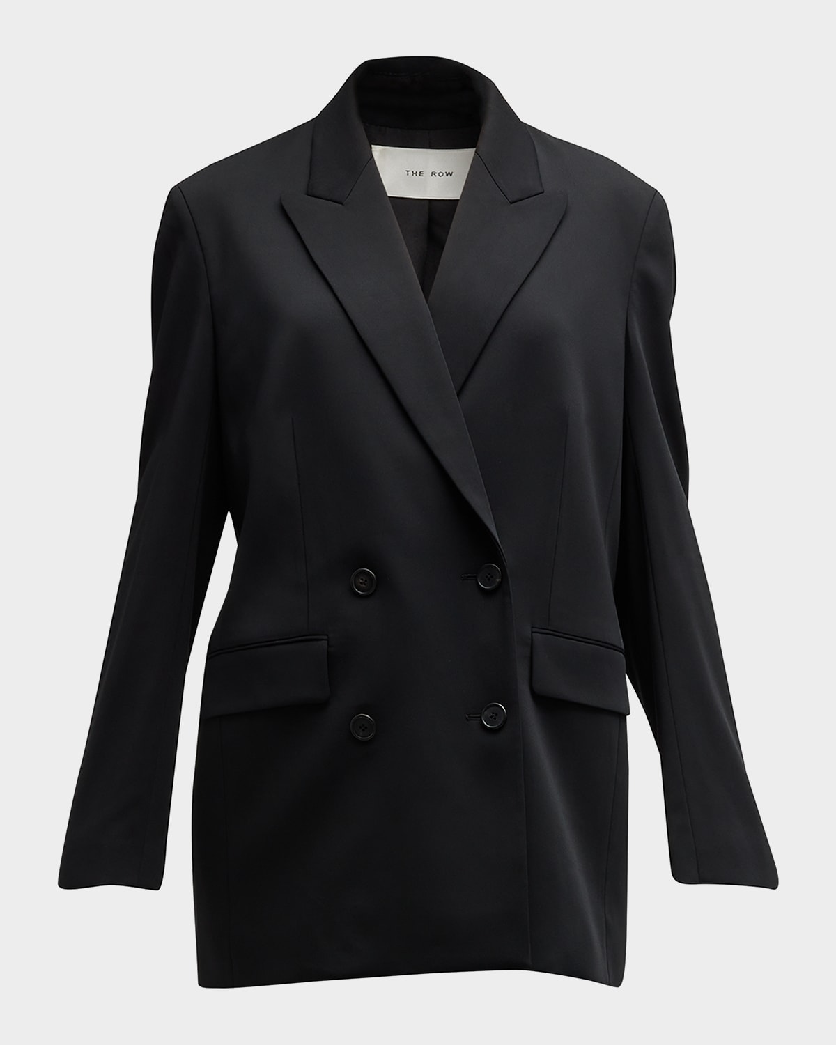 THE ROW Paride Double-Breasted Blazer Jacket | Neiman Marcus