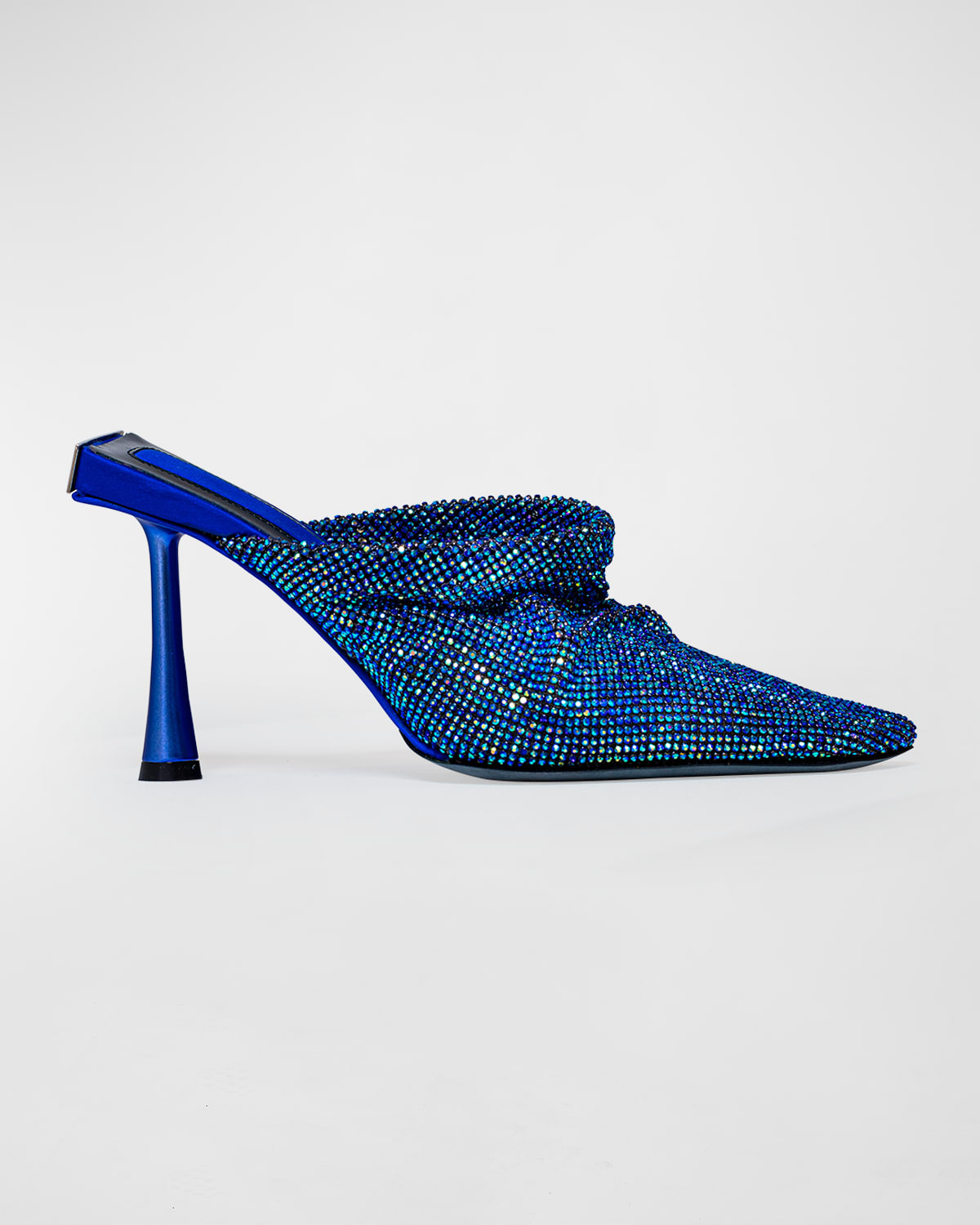 Benedetta Bruzziches Goliarda Crystal Mesh Mules | Neiman Marcus