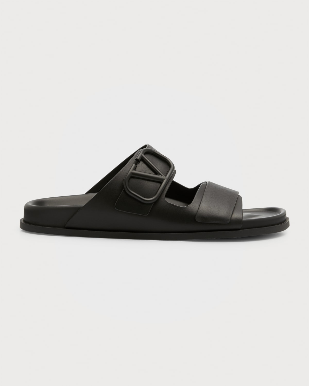 Prada Men's Nastro Web Logo Slide Sandals | Neiman Marcus