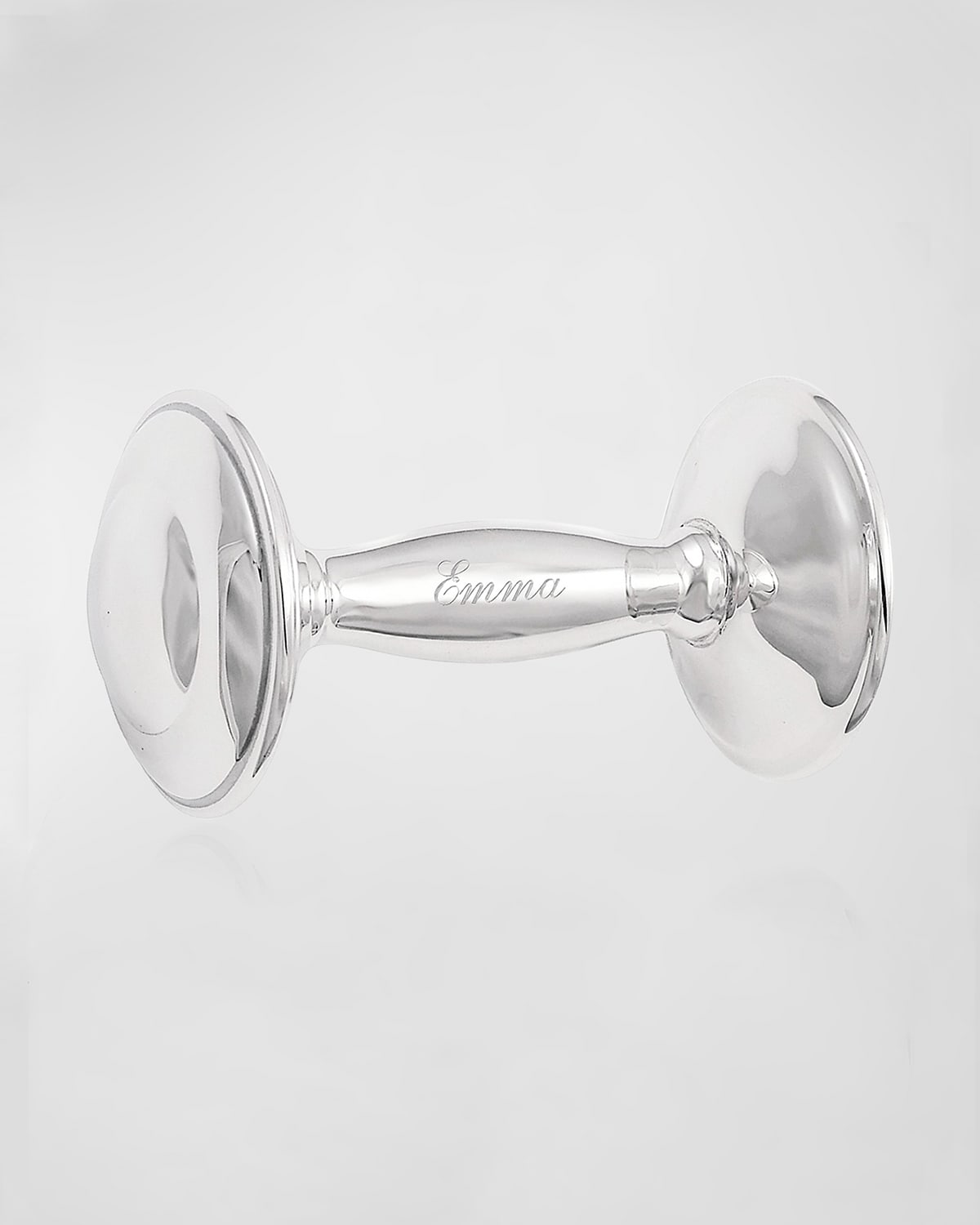 Cunill America Personalized Beaded Rattle Sterling Silver Barbell ...