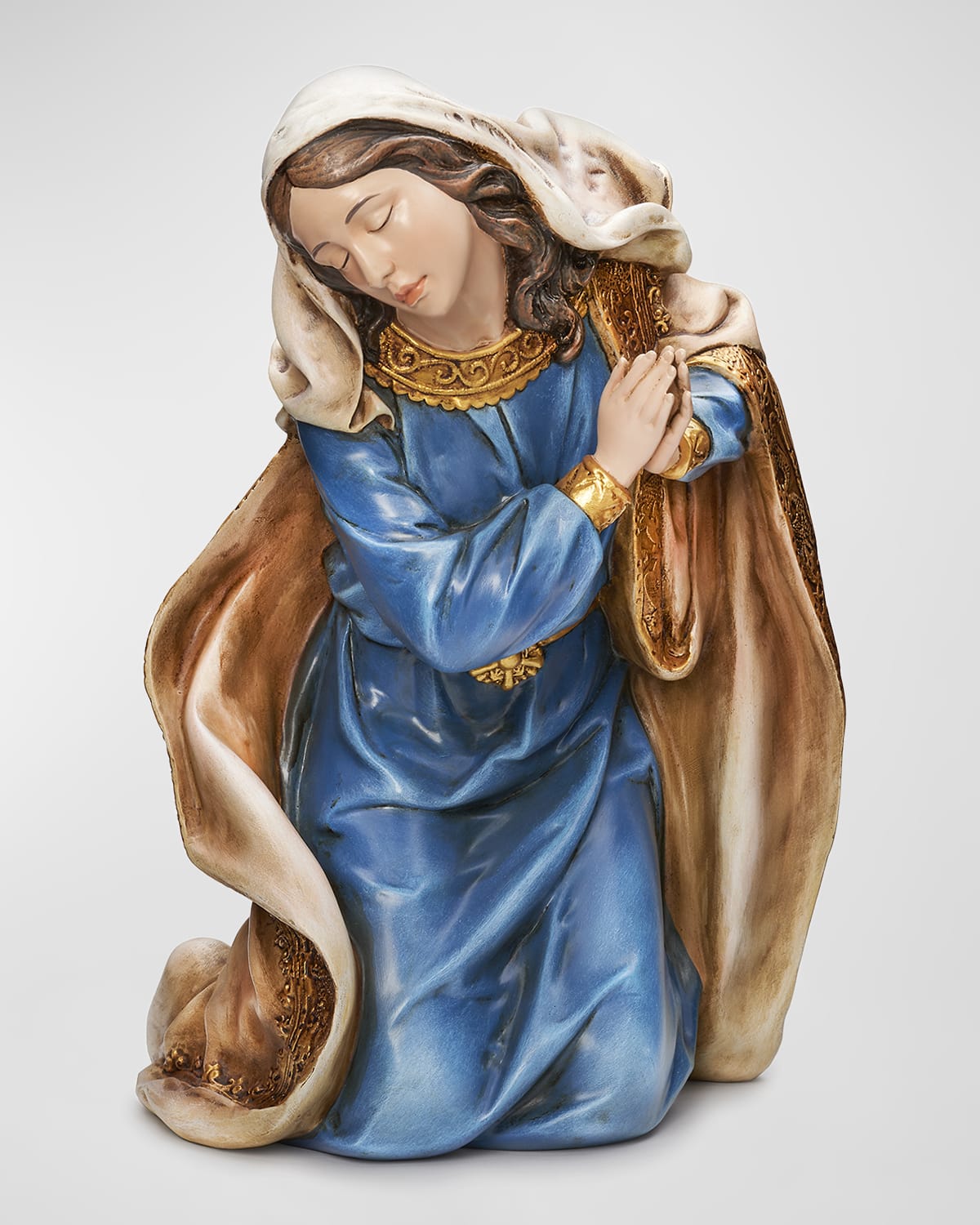 Fontanini 11.25"H Two-Piece St Shepherd/Lamb 19" Scale Nativity Figure ...