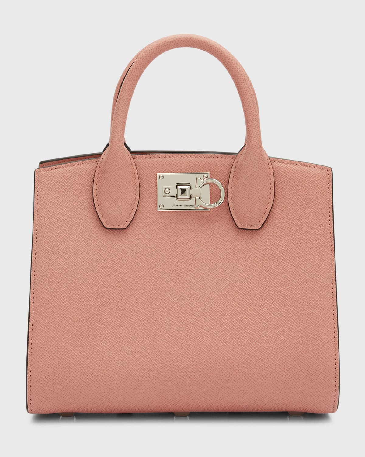 Ferragamo The Studio Canvas Top-Handle Bag | Neiman Marcus