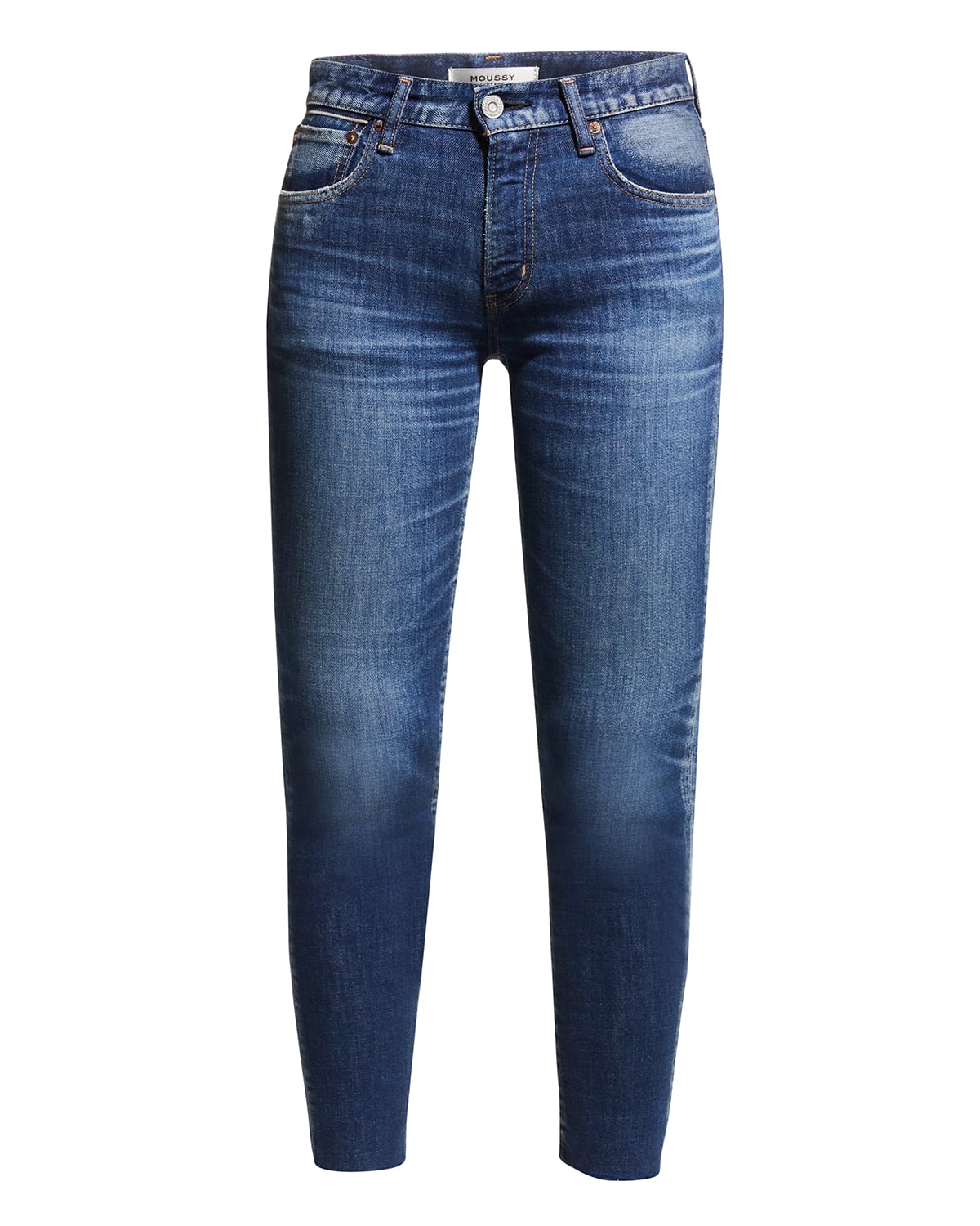 MOUSSY VINTAGE Appleton Cropped Skinny Jeans | Neiman Marcus