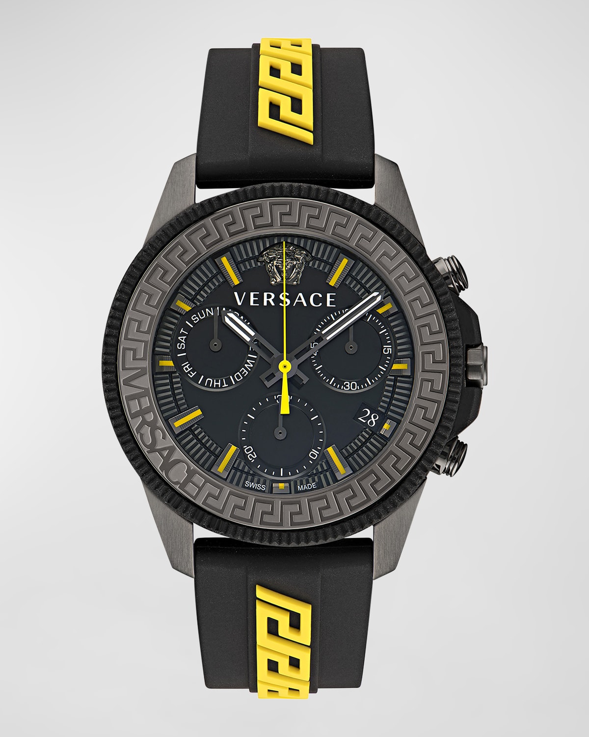 Versace Men's 43mm Greca Logo Chrono Watch | Neiman Marcus