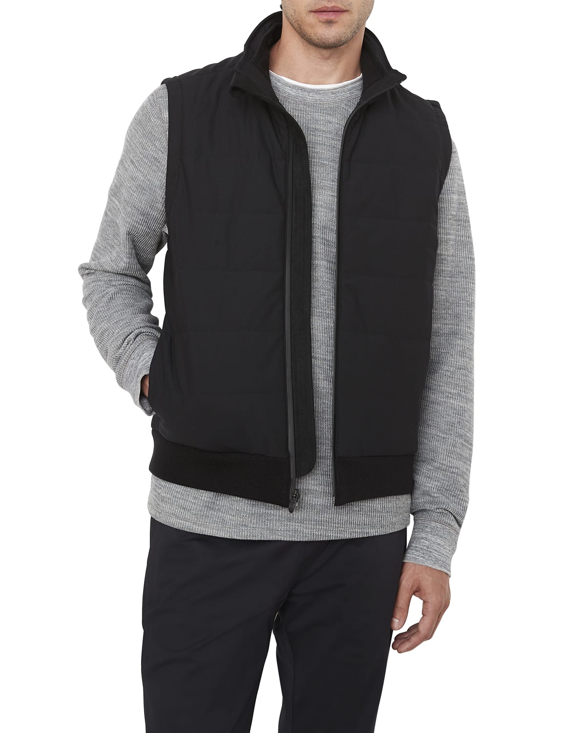 Corneliani Men's Reversible Quilted Down Vest | Neiman Marcus