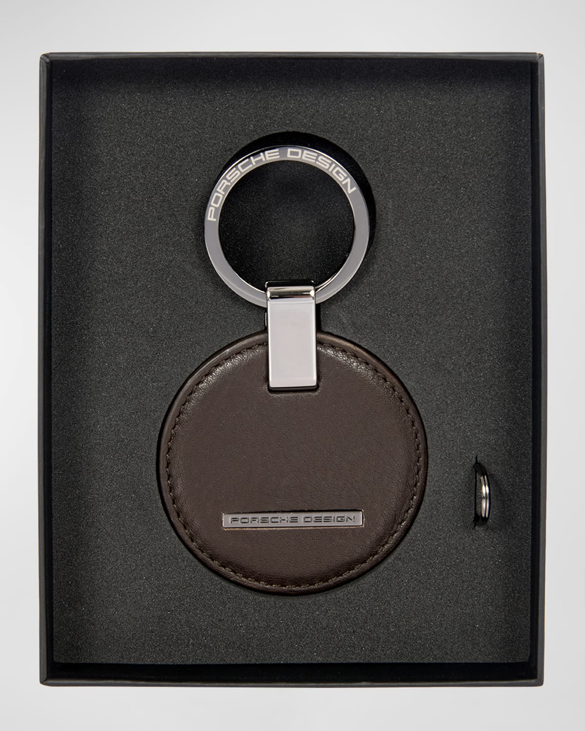 Porsche Design Men's PD-Logo Leather Drop Keyring | Neiman Marcus