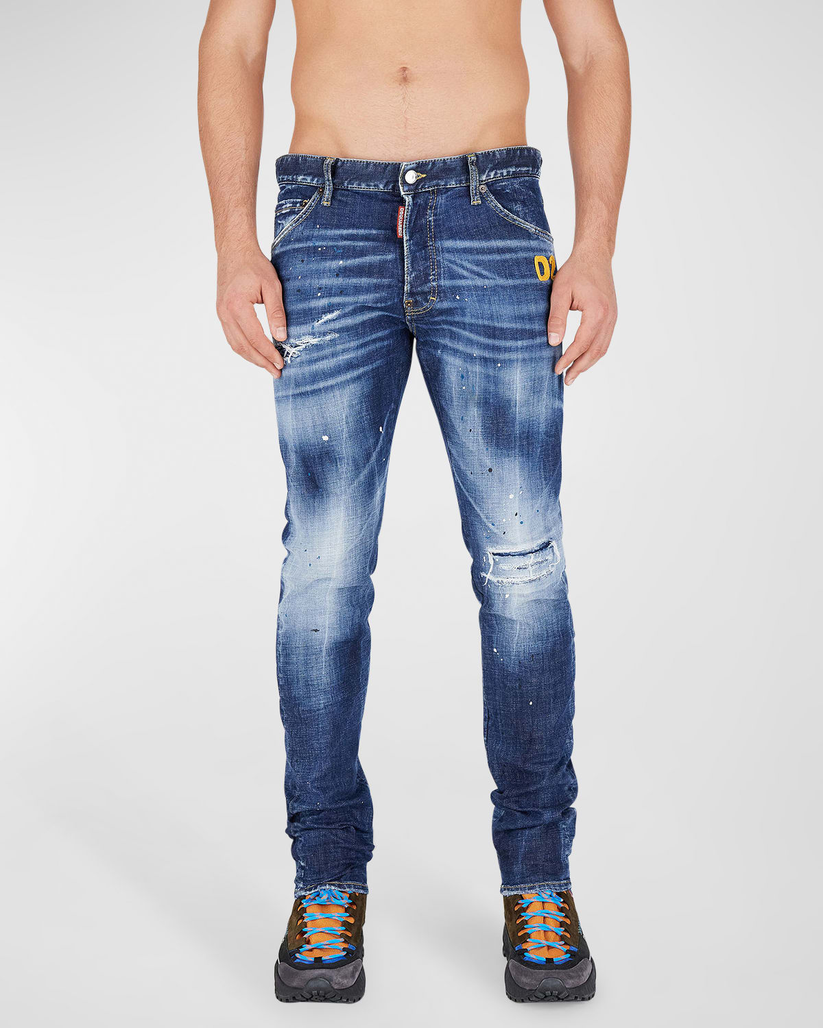 Dsquared2 Men's Cool Guy Bleached Jeans | Neiman Marcus