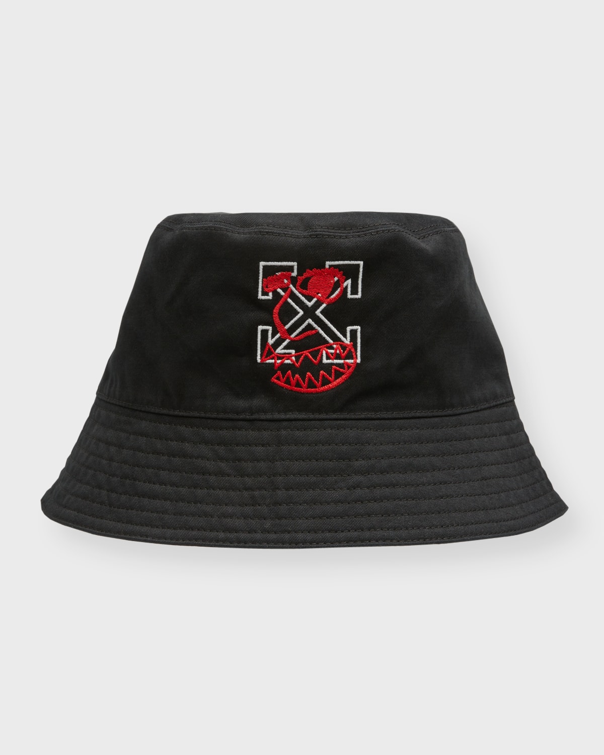 Off-White Men's Thunder Logo Bucket Hat | Neiman Marcus
