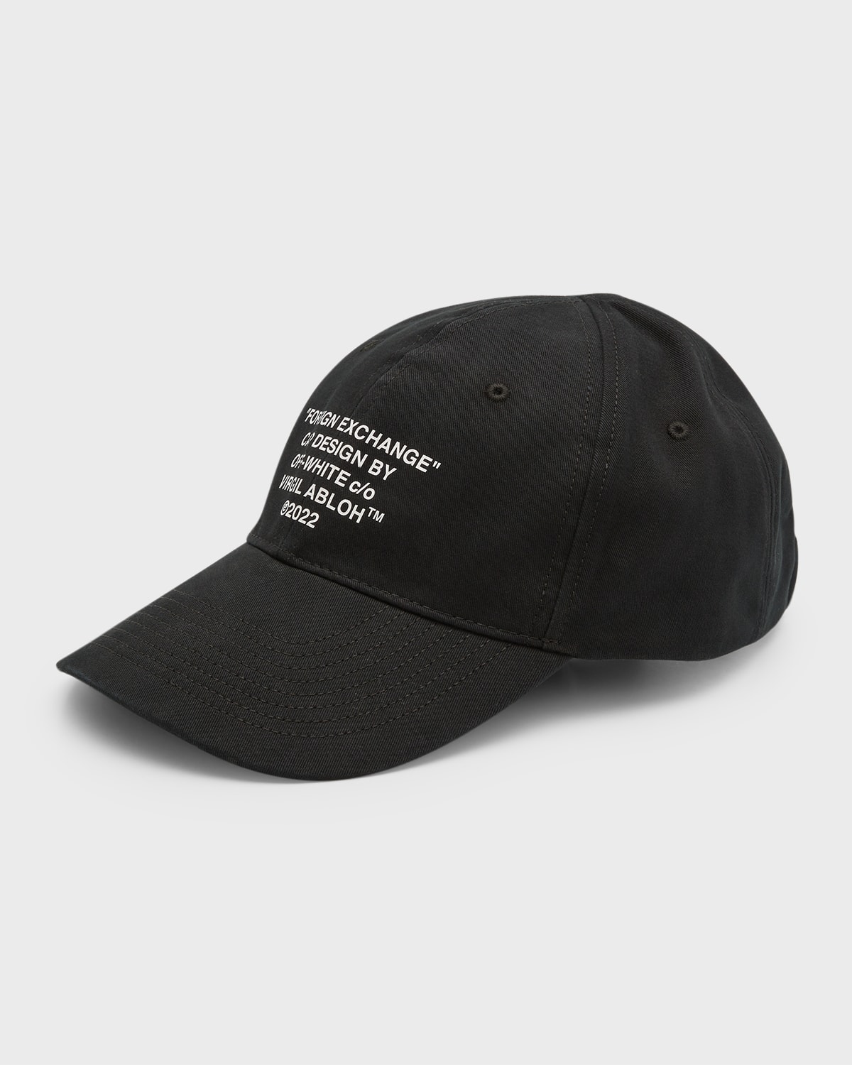 Off-White Men's Logo Script Baseball Cap | Neiman Marcus