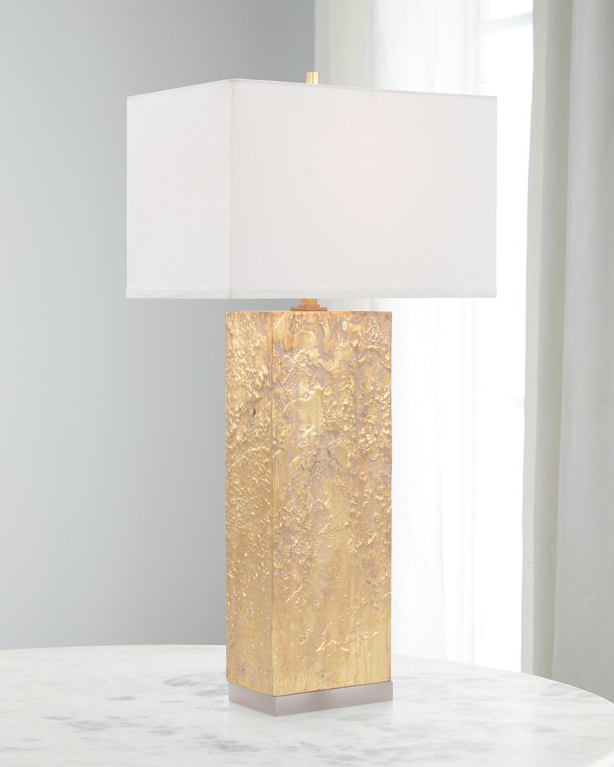 John-Richard Collection Glass Geode Table Lamp | Neiman Marcus