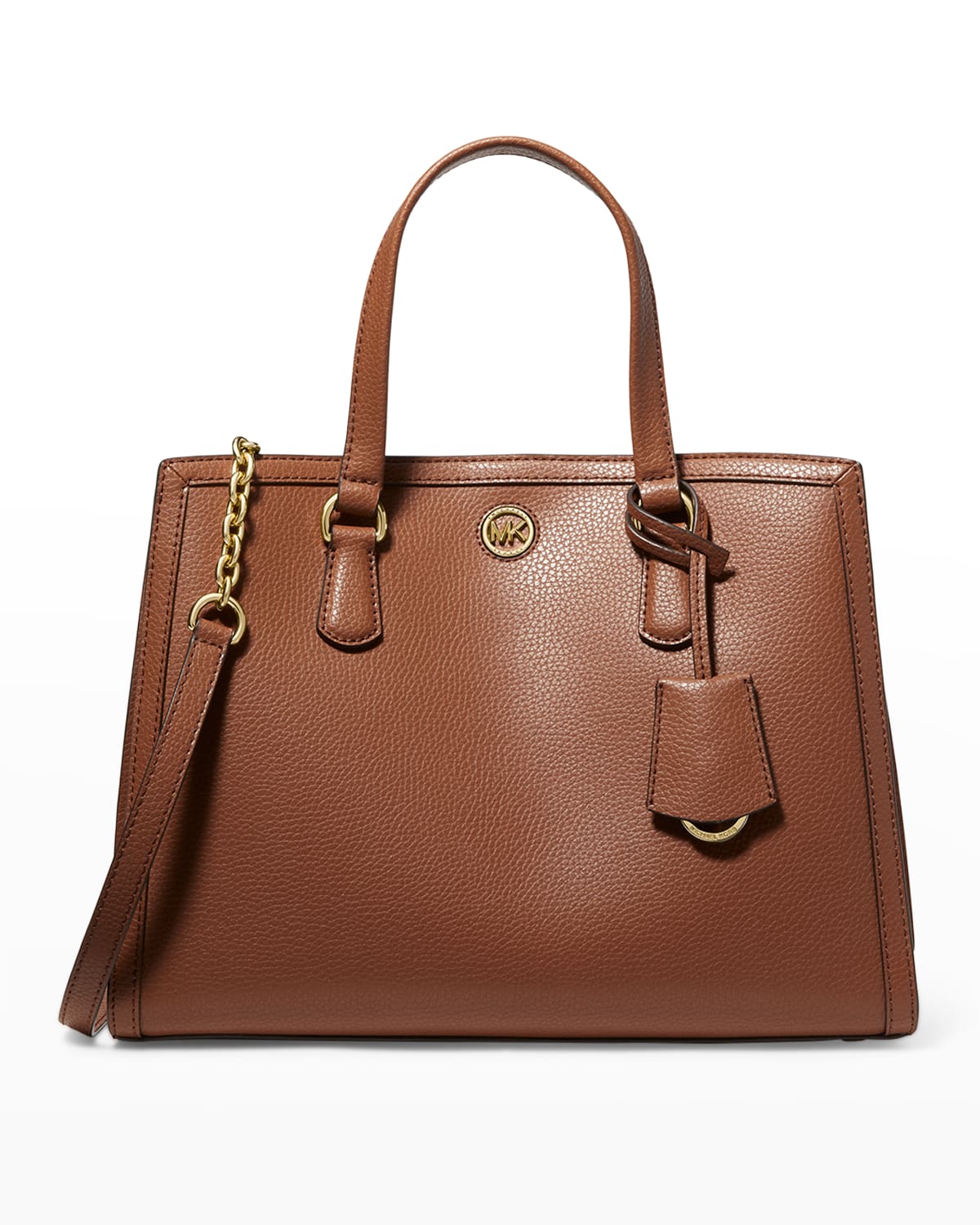 MICHAEL Michael Kors Ruby Medium Monogram Leather Satchel Bag | Neiman ...