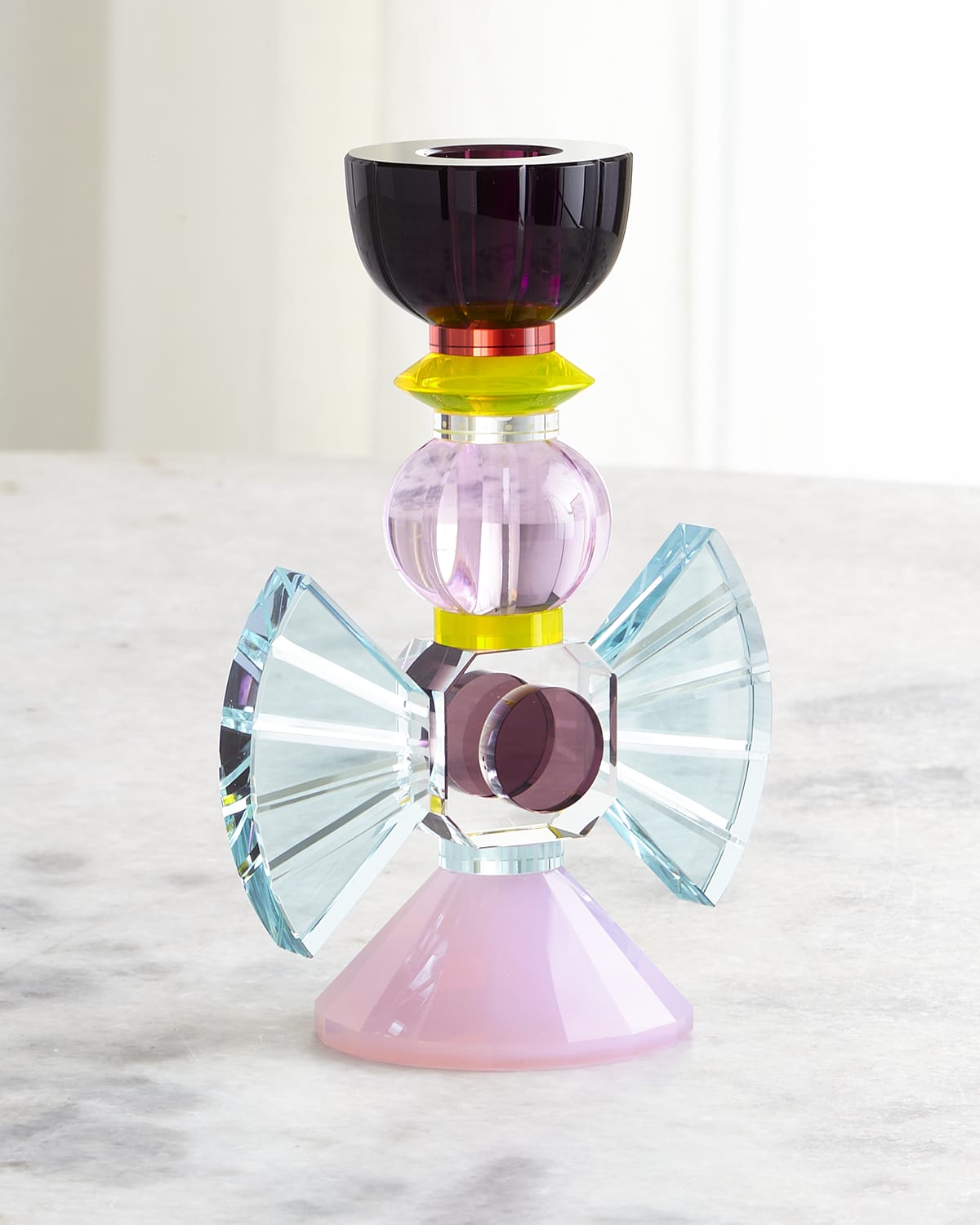 Reflections Copenhagen India Crystal Candlestick Holder | Neiman Marcus