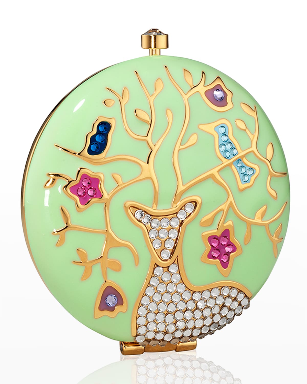 Estee Lauder x Monica Rich Kosann Posh Peacock Small Perfecting Setting ...