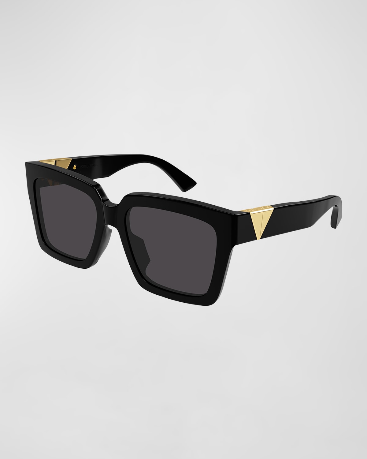 Bottega Veneta Inverted Triangle Acetate Cat-Eye Sunglasses | Neiman Marcus