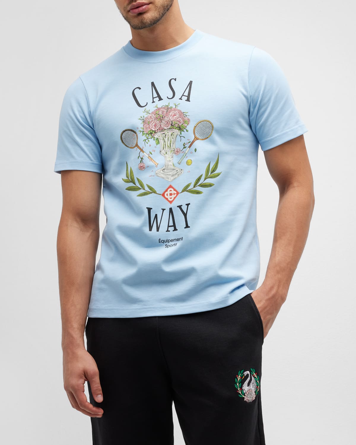 CASABLANCA Men's Mind Vibrations Artwork T-Shirt | Neiman Marcus
