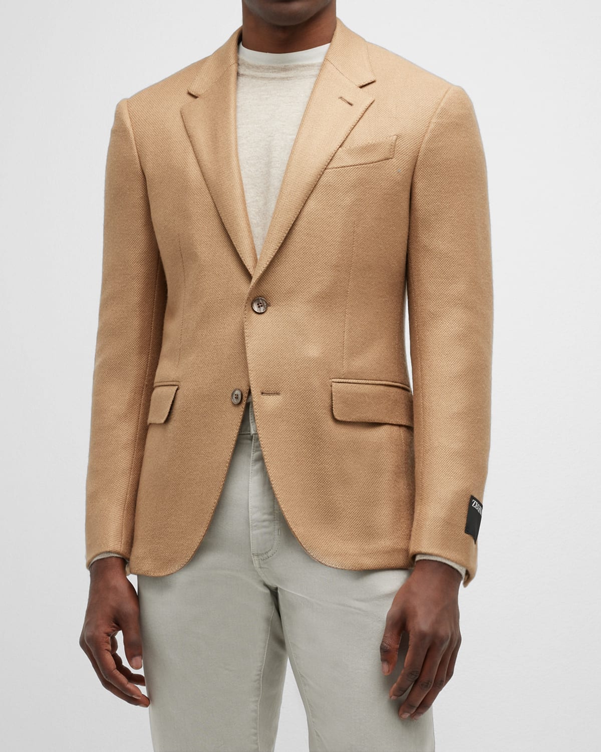 ZEGNA Men's Textured Solid Sport Coat | Neiman Marcus