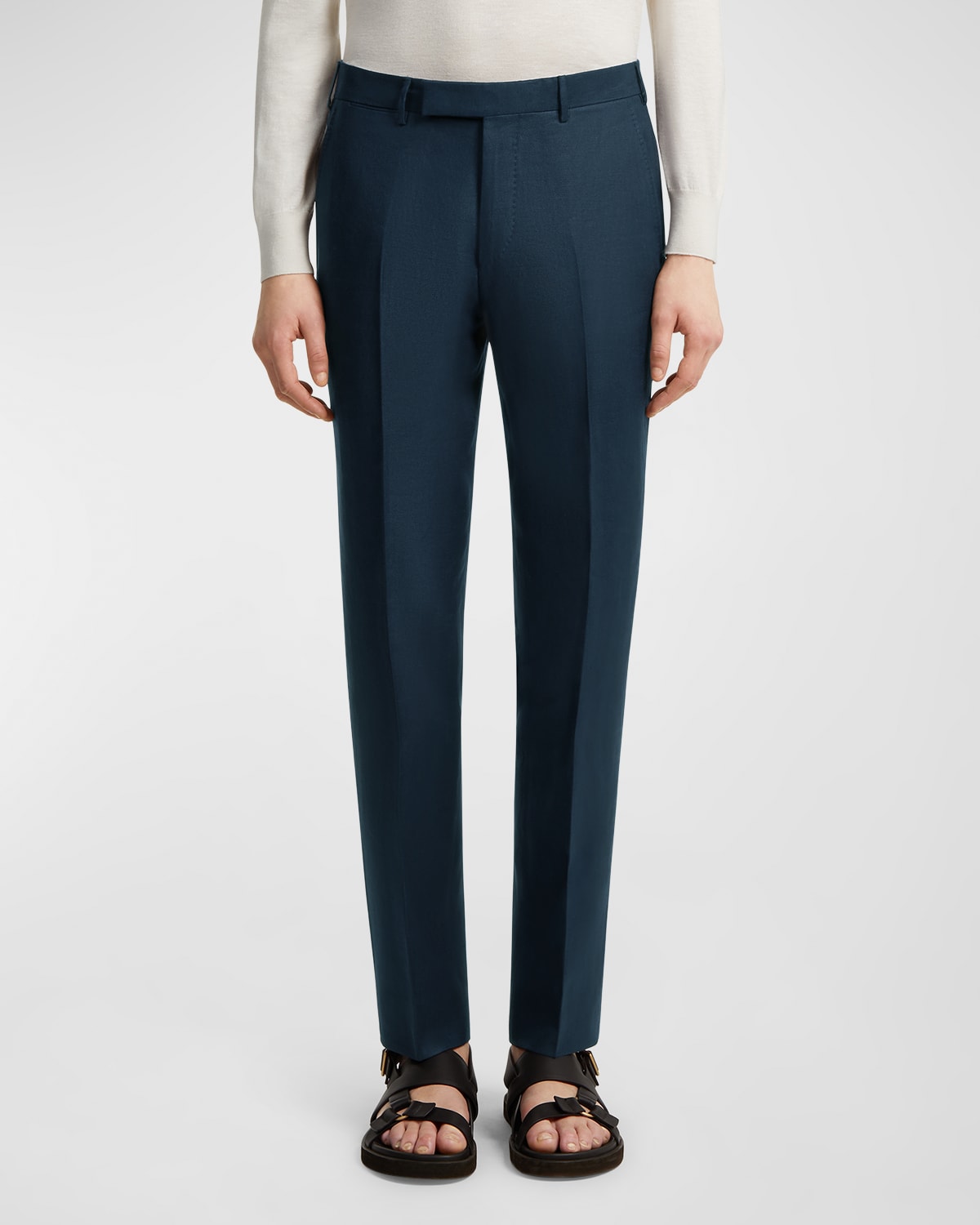 ZEGNA Men's High Performance Wool Pants | Neiman Marcus