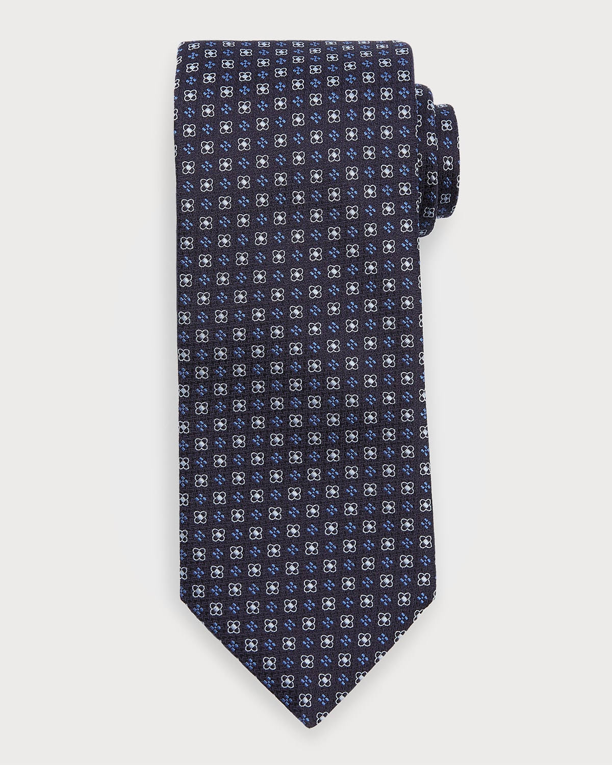 Eton Men's Jacquard Floral Silk Tie | Neiman Marcus