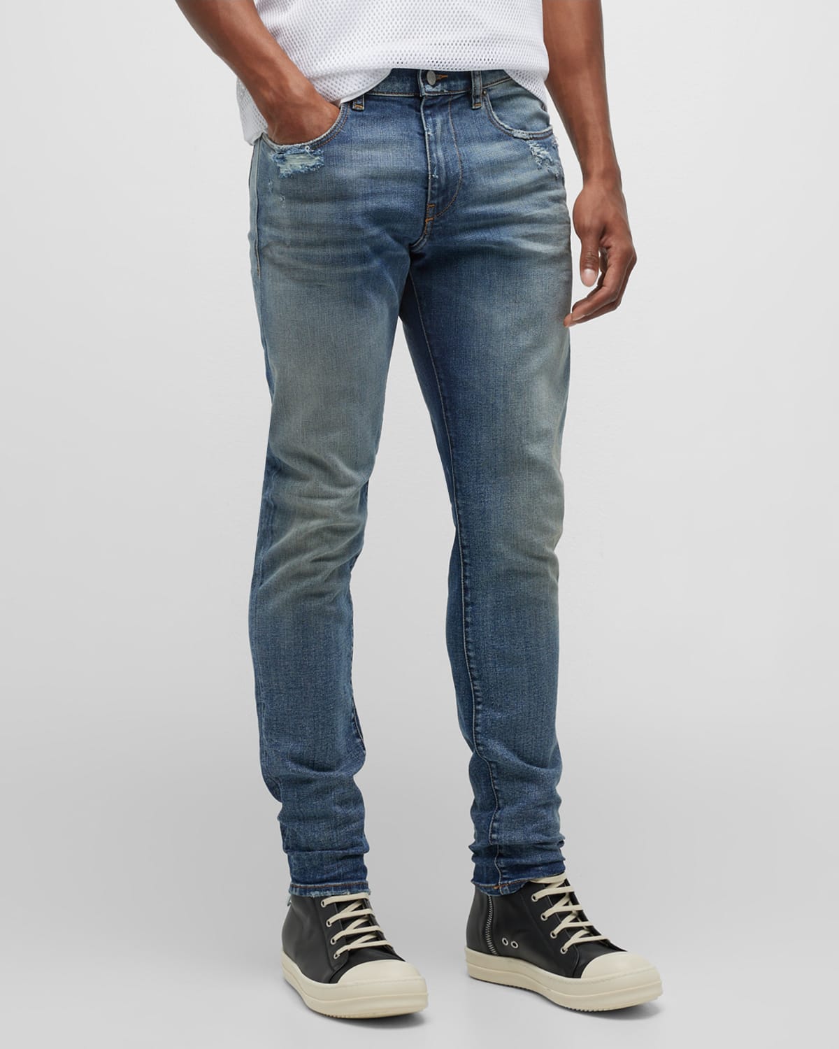Diesel Men's 2019 D-Strukt Slim-Fit Jeans | Neiman Marcus