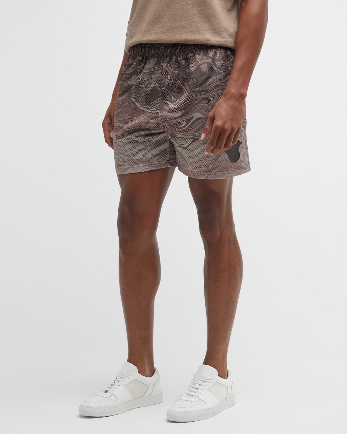 PURPLE Men's Solid Logo Leisure Shorts | Neiman Marcus