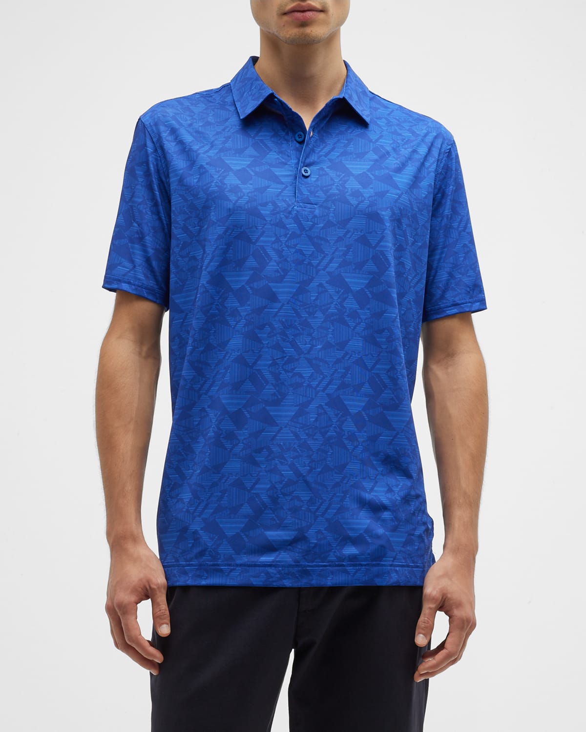 Robert Graham Men's Hydrus Stretch Polo Shirt | Neiman Marcus