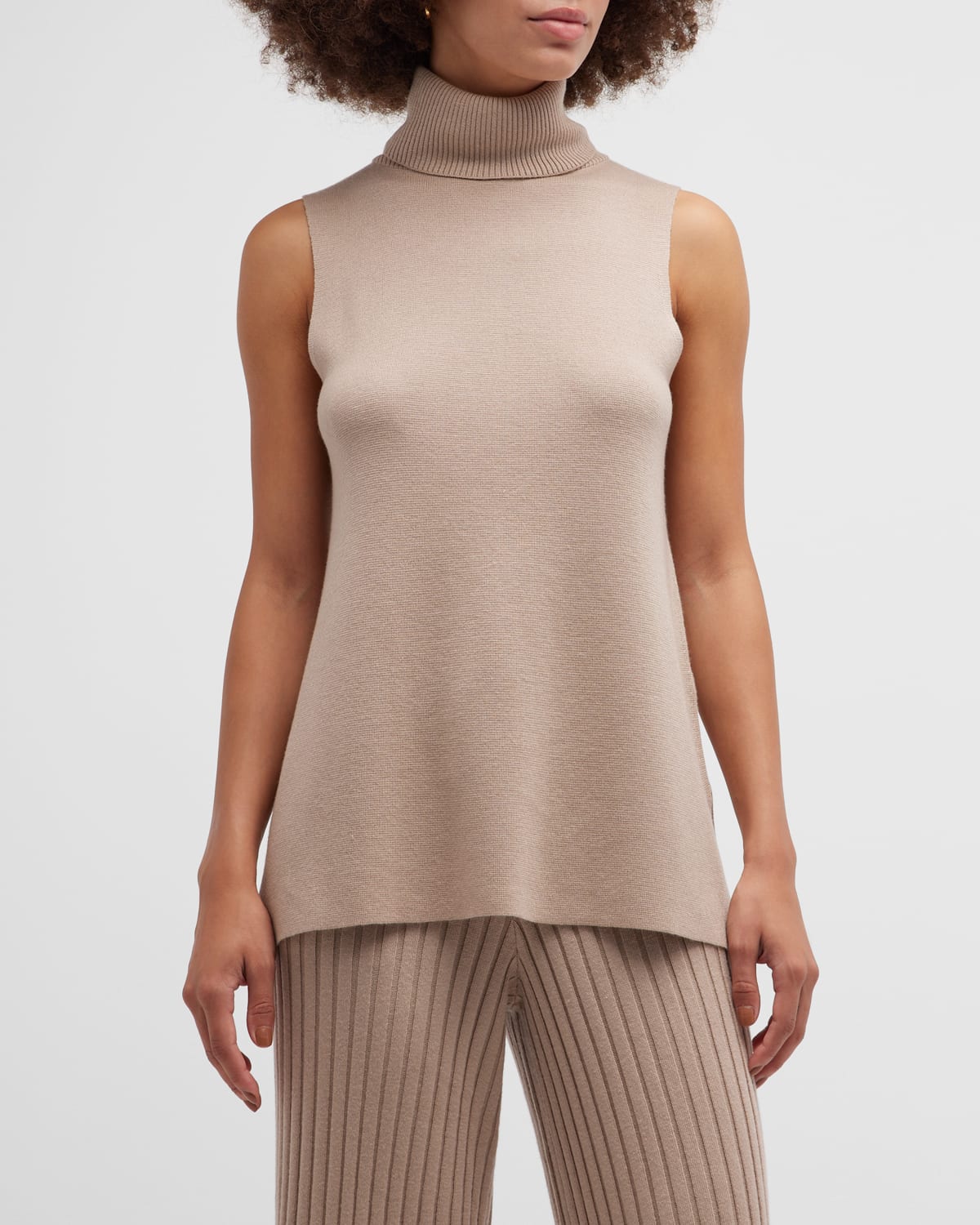 Splendid Anja Turtleneck Drop-Shoulder Sweater | Neiman Marcus