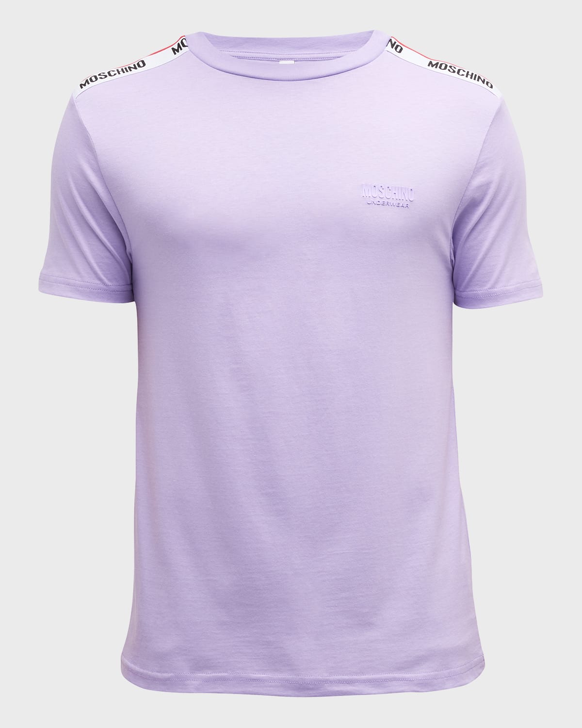 Moschino Men's Logo-Tape Crew T-Shirt | Neiman Marcus