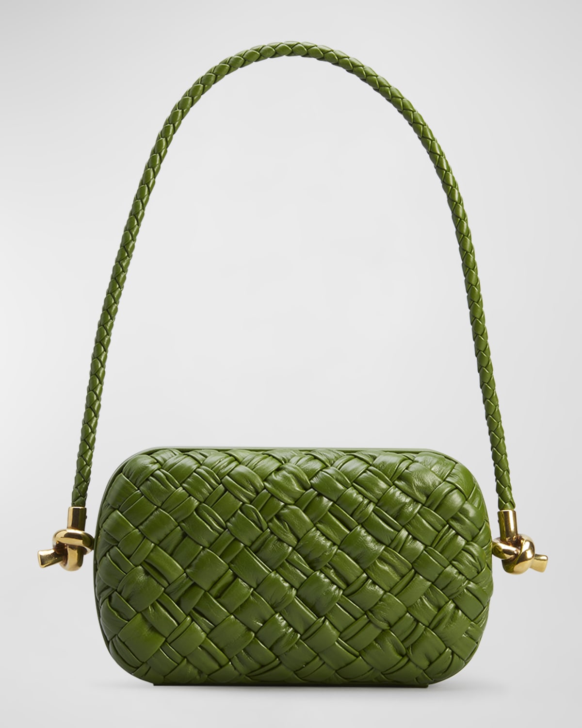 Bottega Veneta Small Intrecciato Padded Napa Satchel Bag | Neiman Marcus