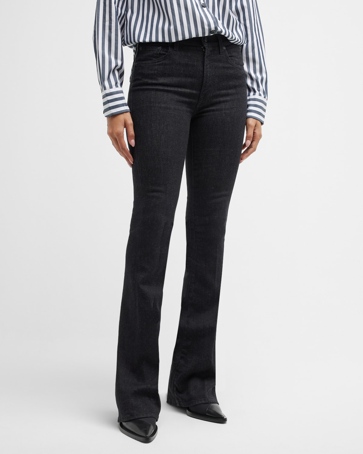 MADE IN TOMBOY Jey High Rise Straight Jeans | Neiman Marcus