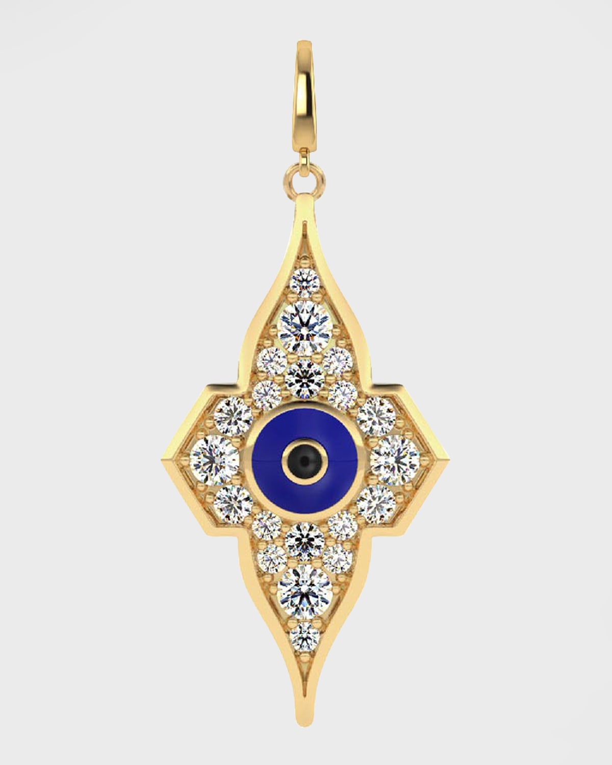 Farah Khan Atelier 18K Yellow Gold Aruba Blue Charm | Neiman Marcus