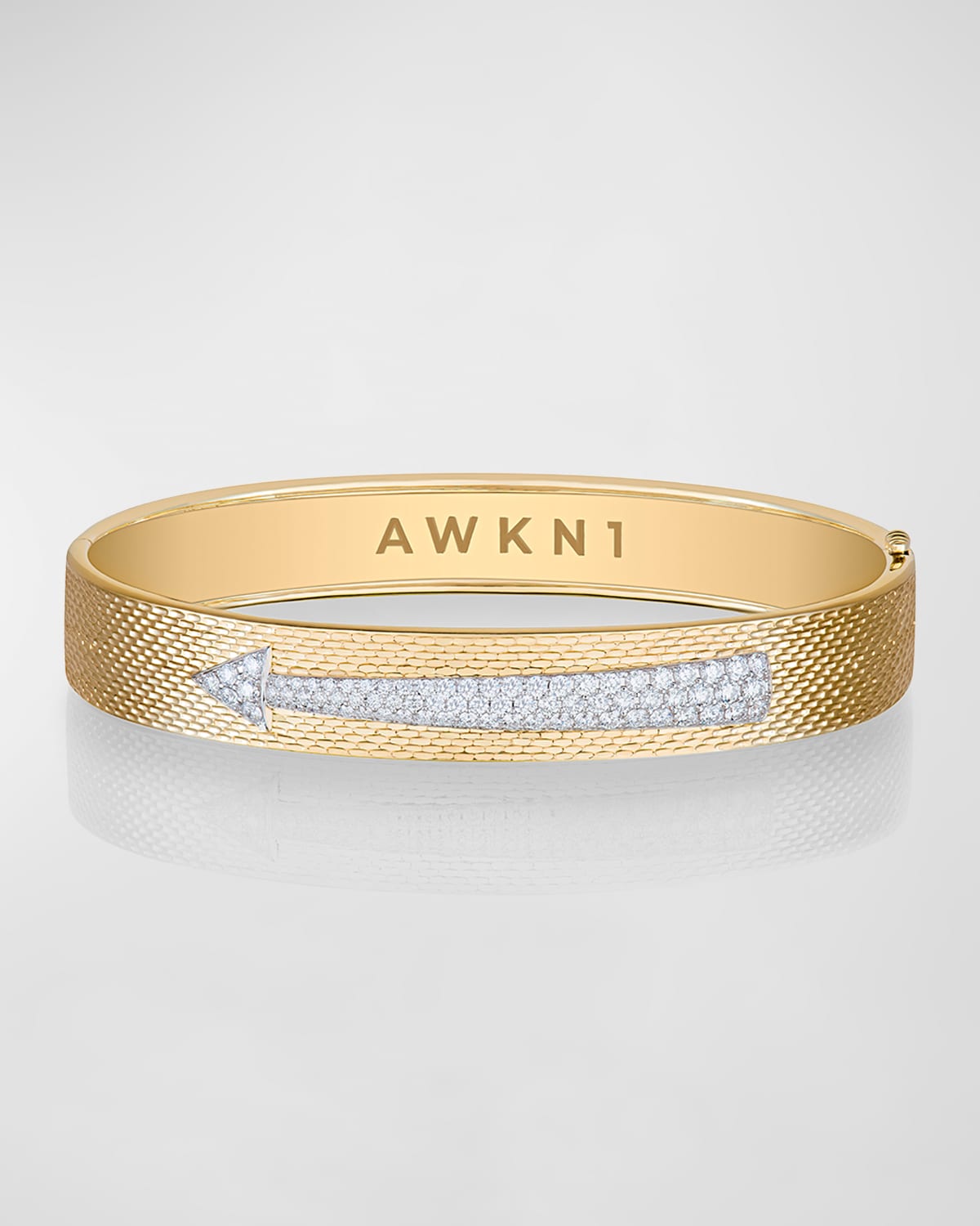 Harwell Godfrey Yellow Gold 4.5mm Talisman Diamond Bangle | Neiman Marcus