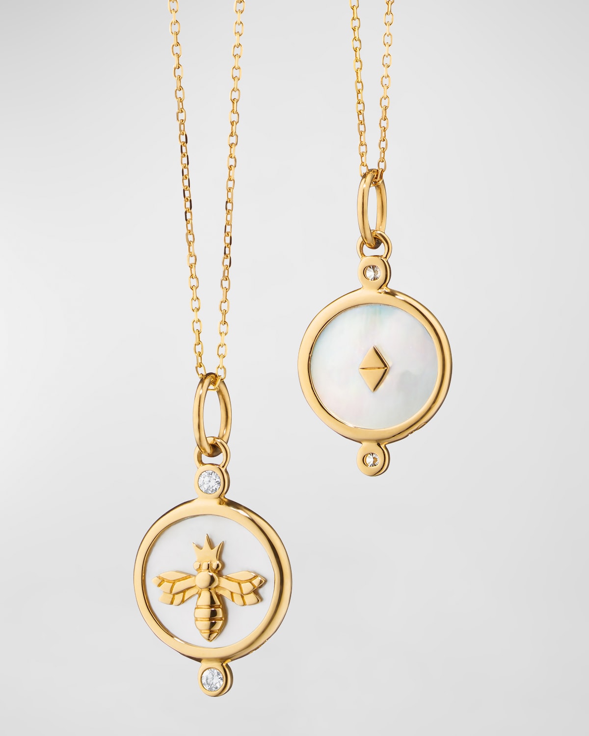 Monica Rich Kosann 18K Yellow Gold Mini Adventure Charm Necklace with ...