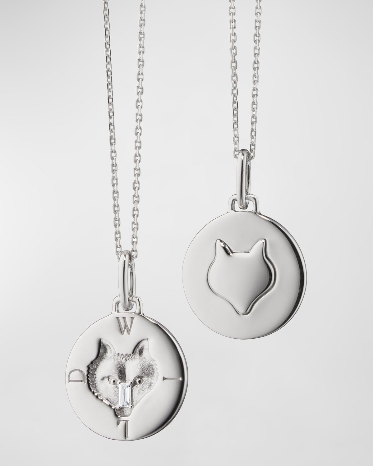 Monica Rich Kosann Sterling Silver Mini Apollo Charm Necklace with ...