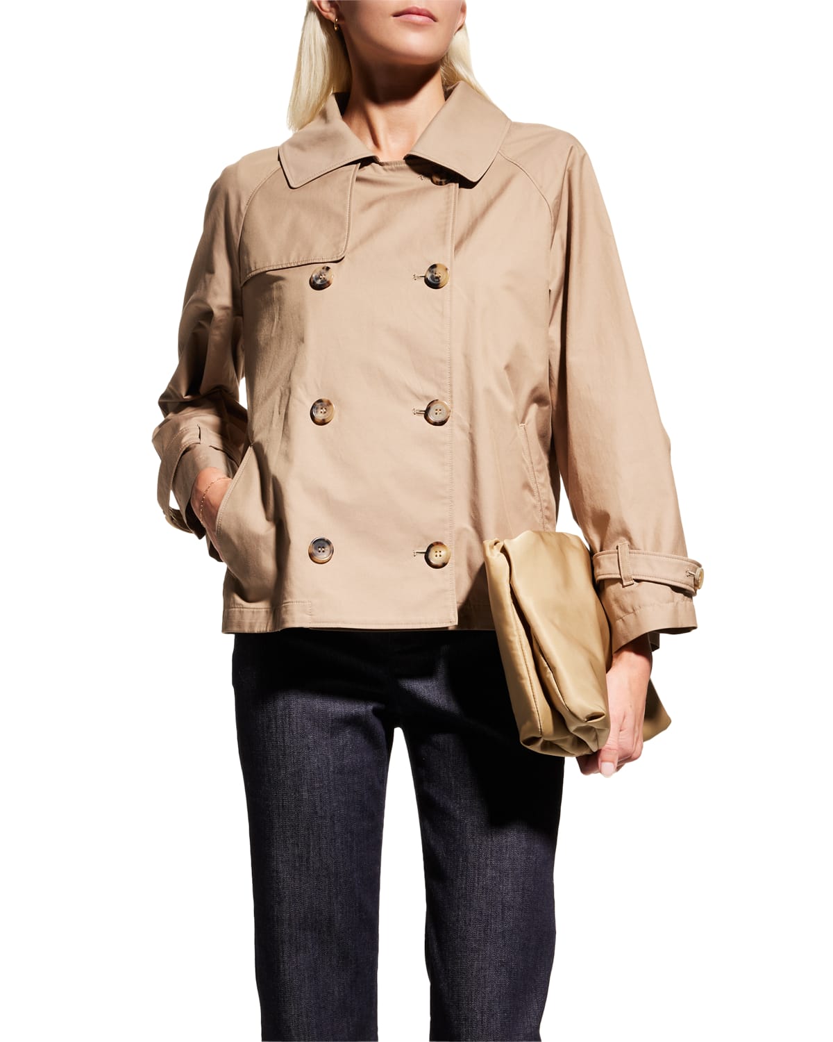 Max Mara Mare Wool Short Coat | Neiman Marcus