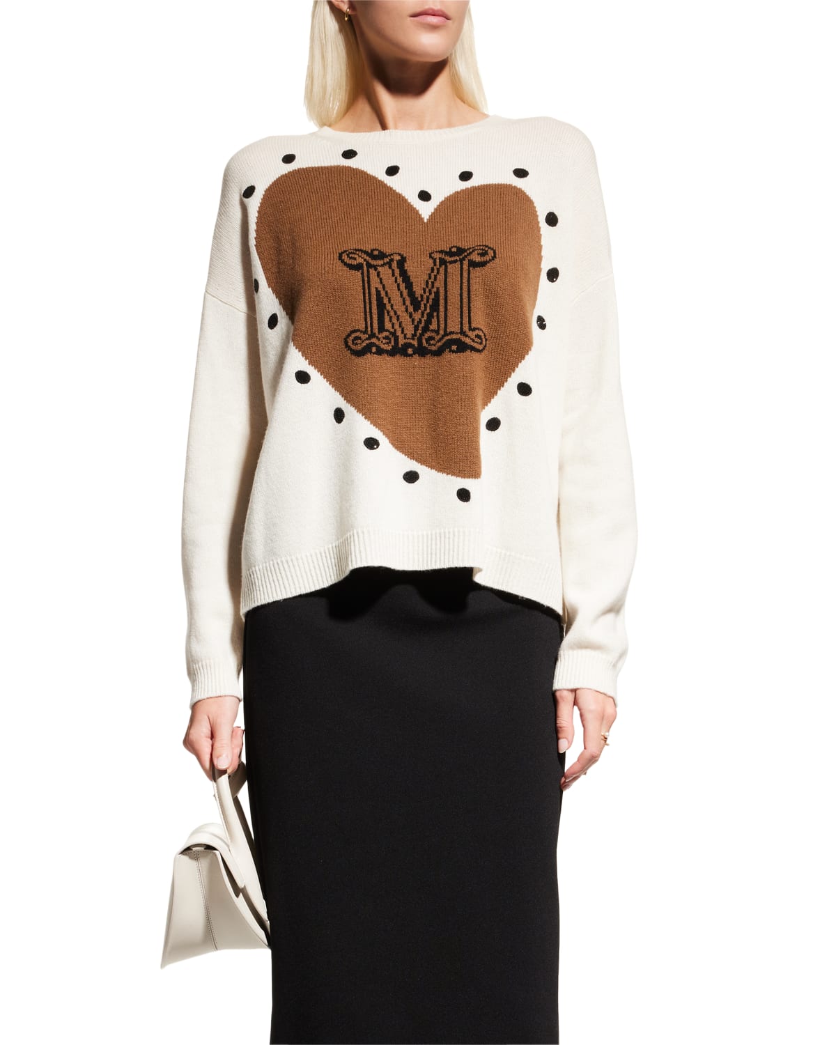 Max Mara Como Cashmere Blend Sweater | Neiman Marcus