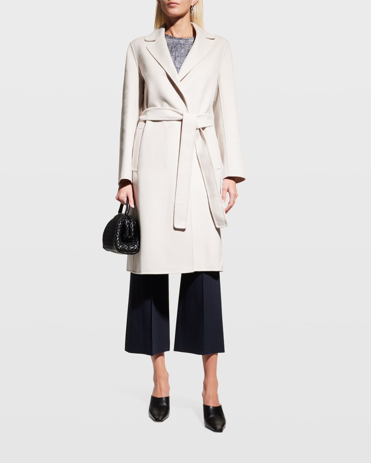 Max Mara Arona Wool Wrap Coat | Neiman Marcus