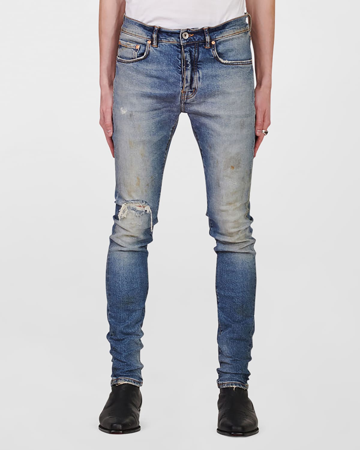 PURPLE Men's Muted Acid Camo Jeans | Neiman Marcus