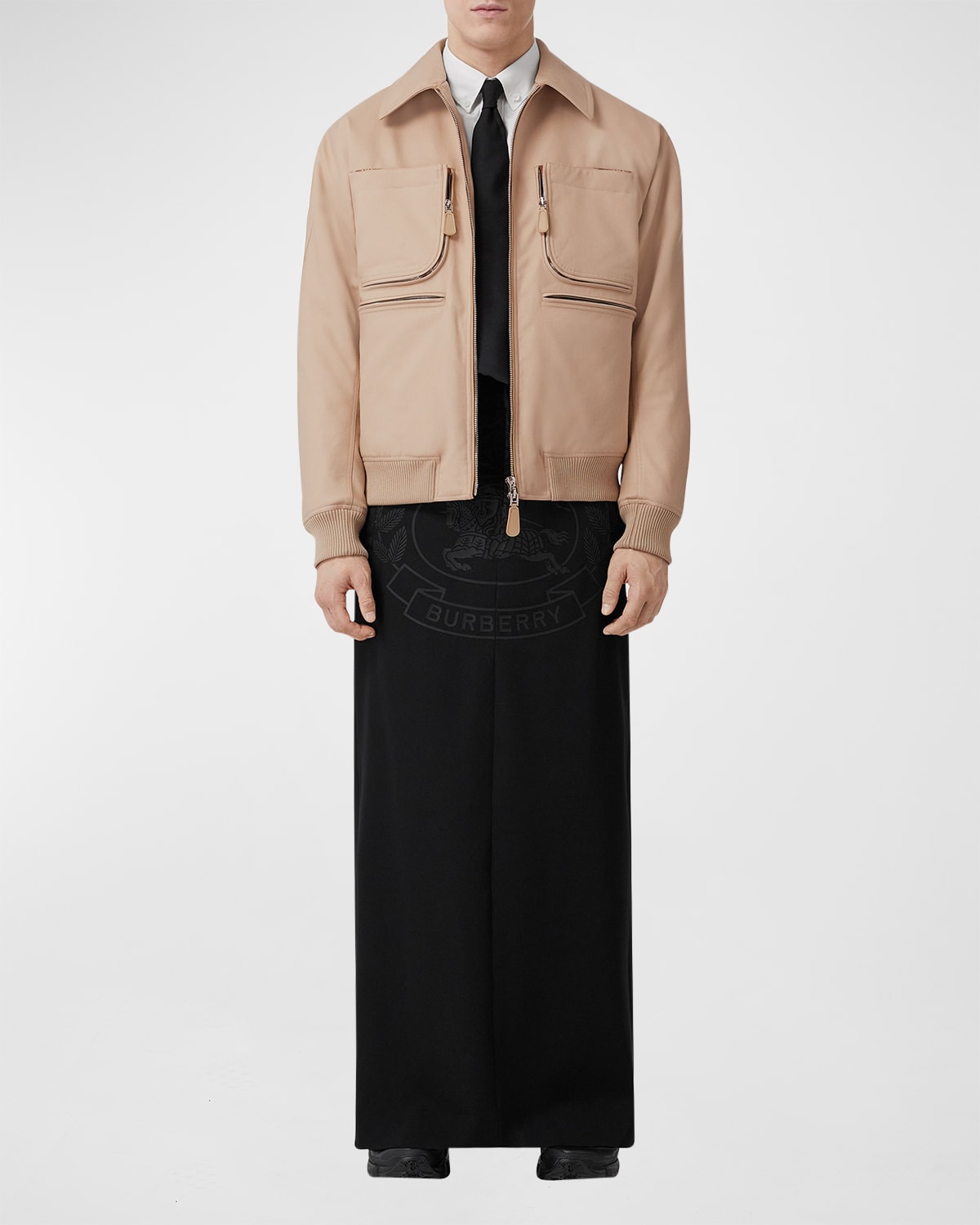 Burberry Men's Check 3-Pocket Jacket | Neiman Marcus