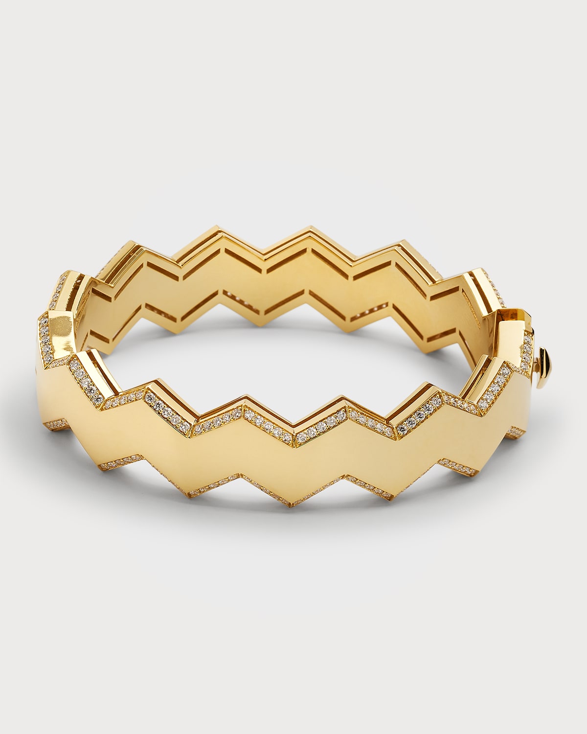 Roberto Coin 18K Yellow Gold Bangle, 48x58mm | Neiman Marcus