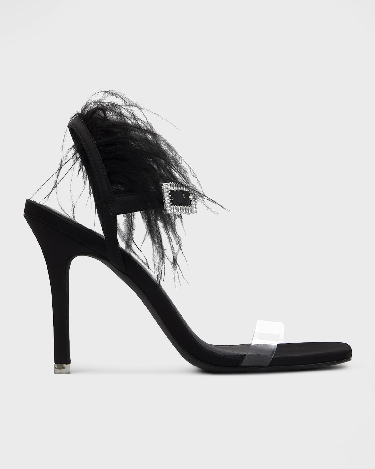 Black Suede Studio Mia Sandals | Neiman Marcus