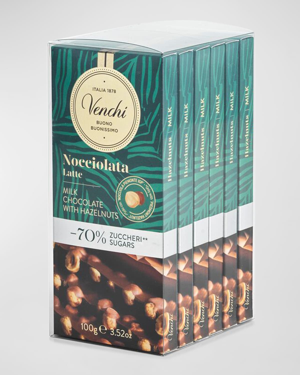 Venchi Case of Milk Chocolate Hazelnut Bars, 6 Count | Neiman Marcus