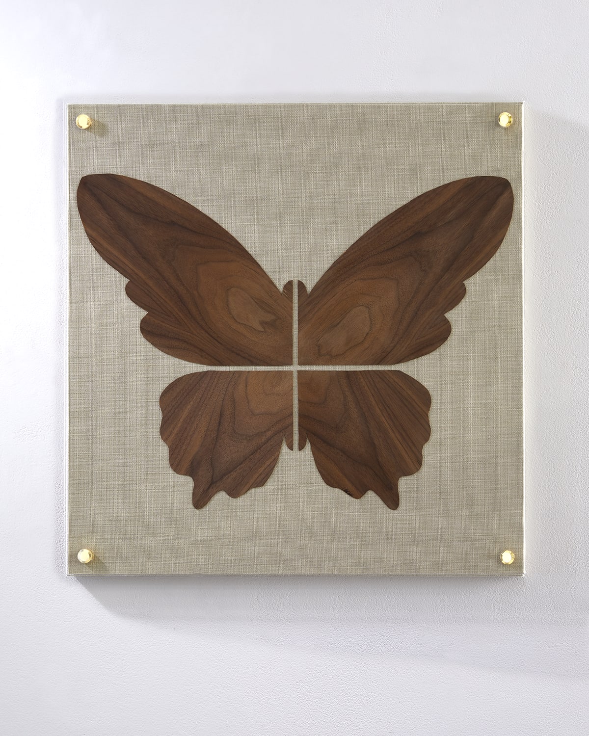Tommy Mitchell Walnut Butterfly Artwork | Neiman Marcus