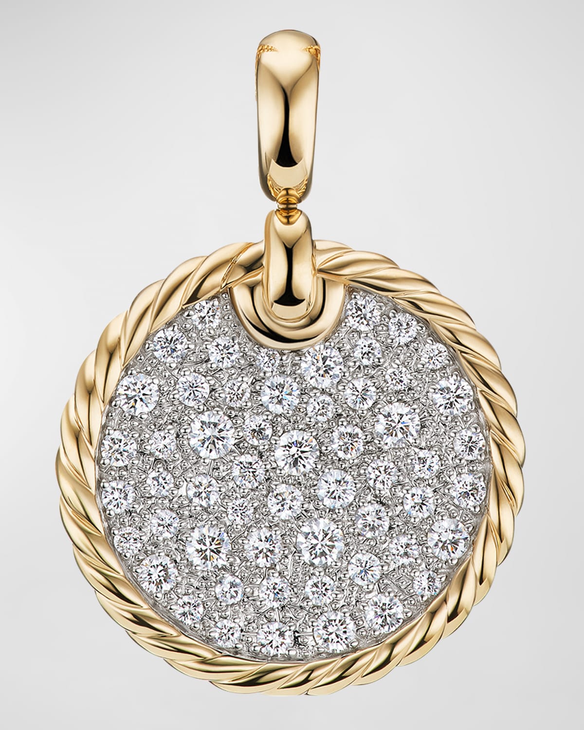 David Yurman DY Elements Pendant with Diamonds in Silver, 17.5mm ...