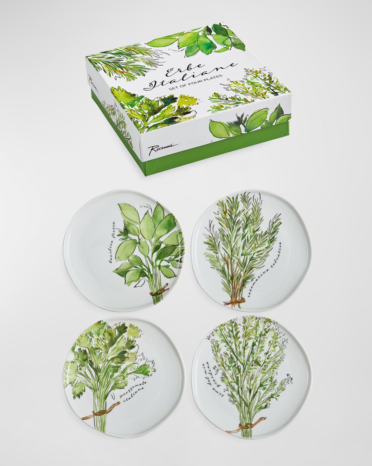 L'Objet Haas Disco Lynda Box Plates, Set of 4 | Neiman Marcus