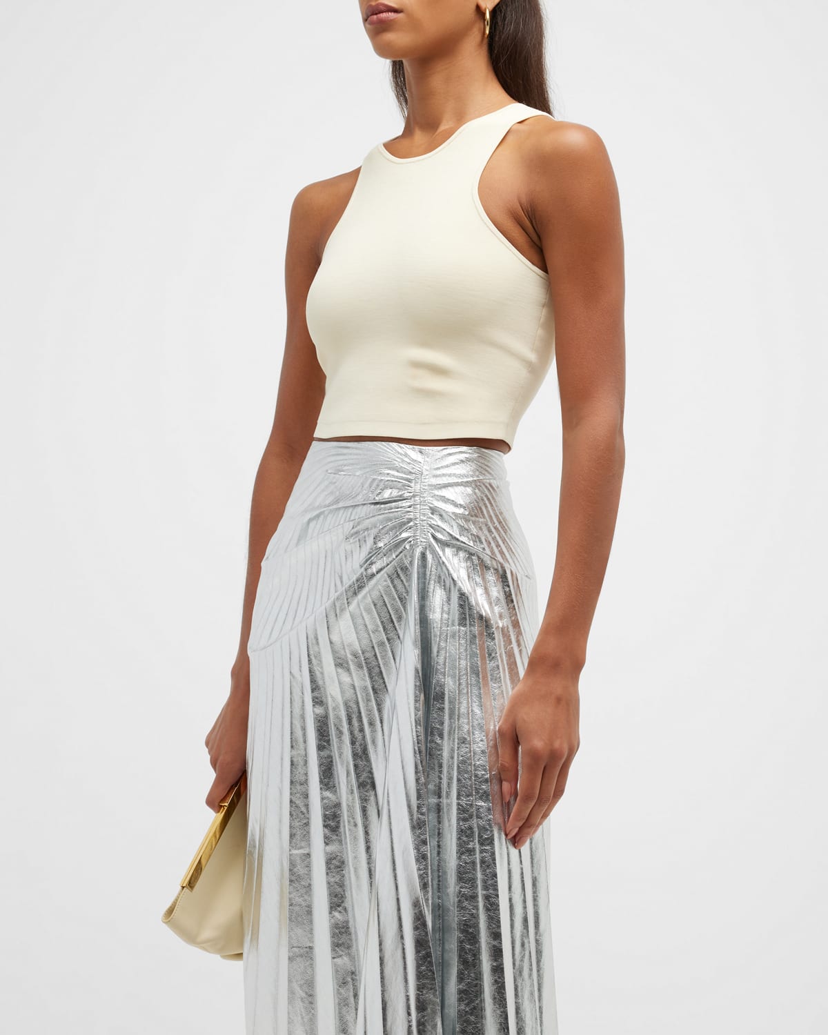 AERON Ribbed Crop Top | Neiman Marcus
