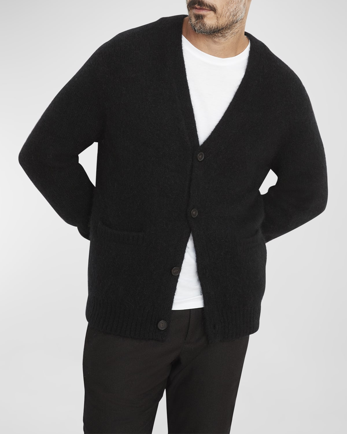 Stampd Men's Plaid Cardigan Sweater | Neiman Marcus