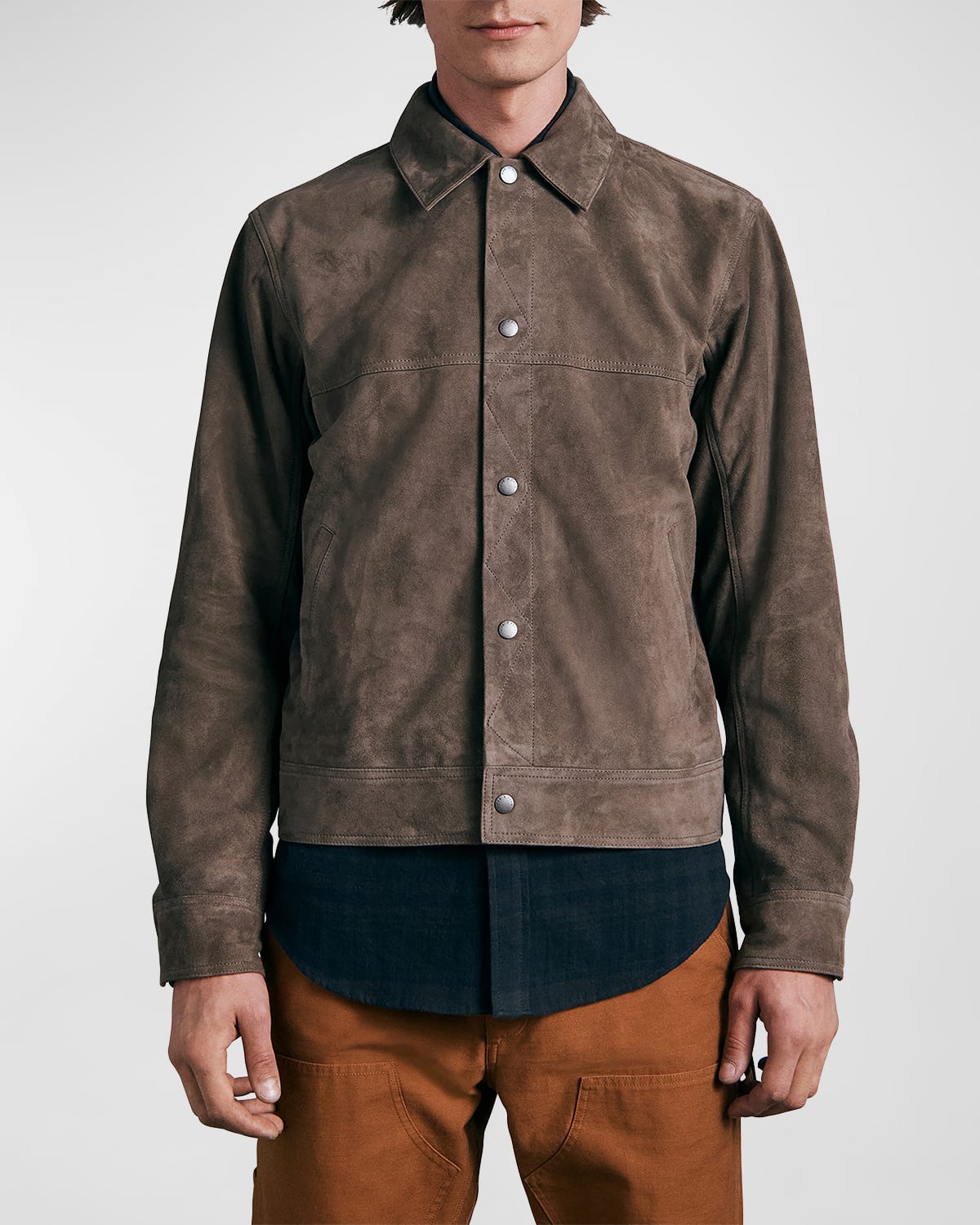 Rag & Bone Men's Grant Leather Jacket | Neiman Marcus