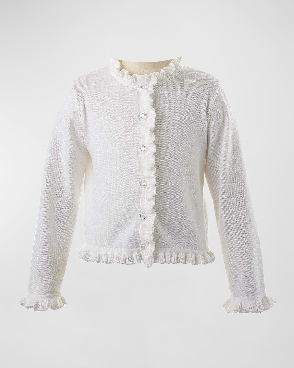 Rachel Riley Girl's Frill Cardigan, Size 2-10 | Neiman Marcus