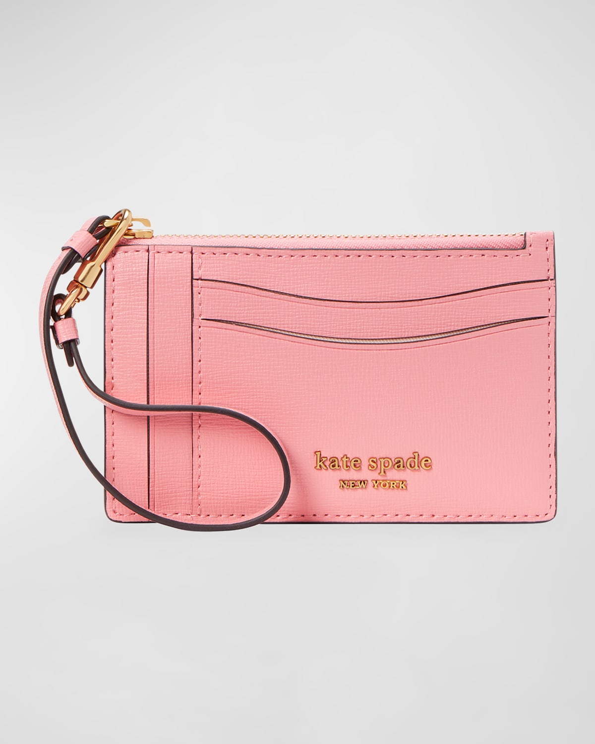 Marc Jacobs The Leather Top Zip Wristlet | Neiman Marcus